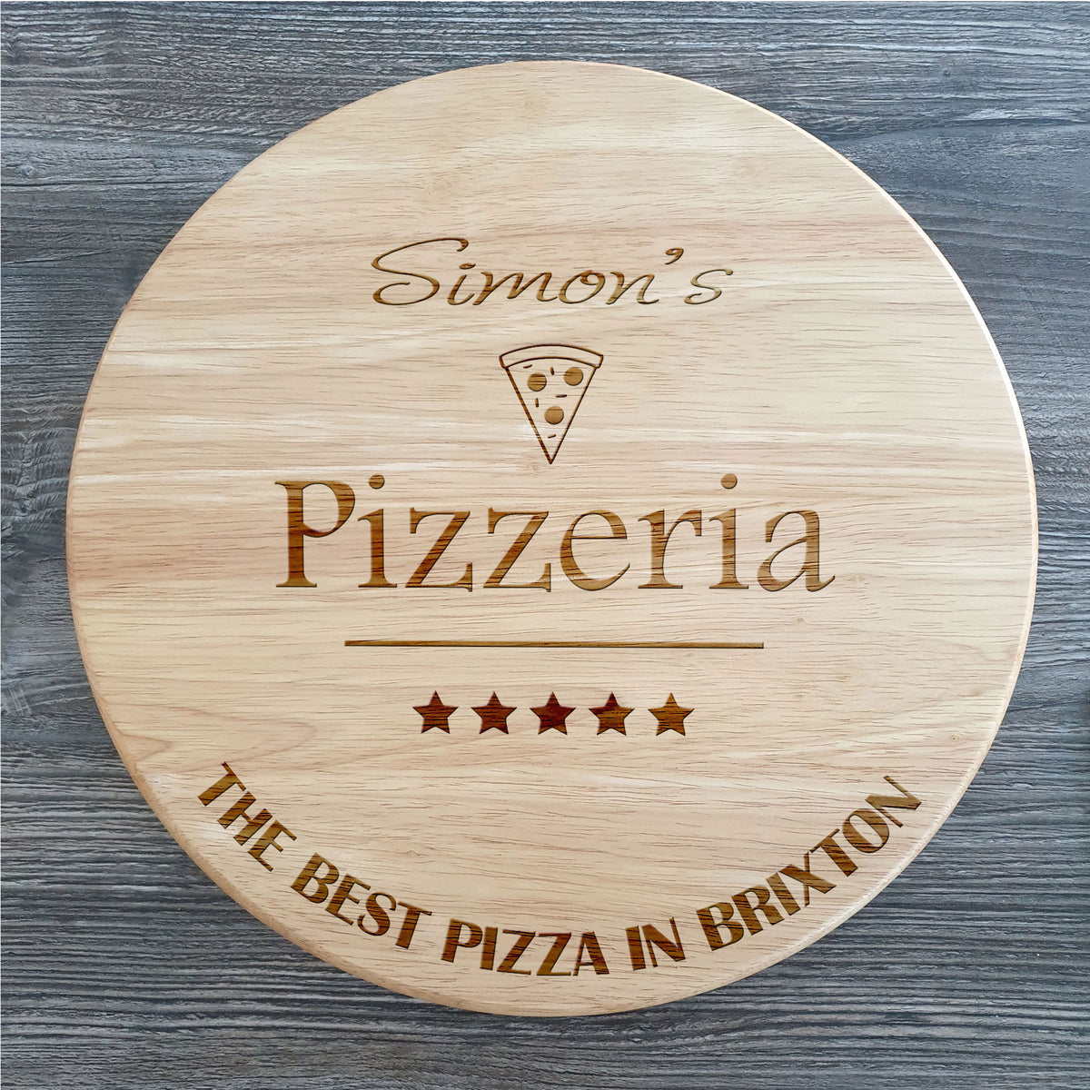Lazy Susan Personalised Pizza Turntable – i love it personalised
